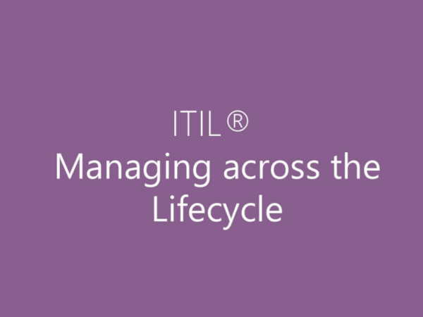 ITIL Managing Across the Lifecycle (MALC) Certification Training