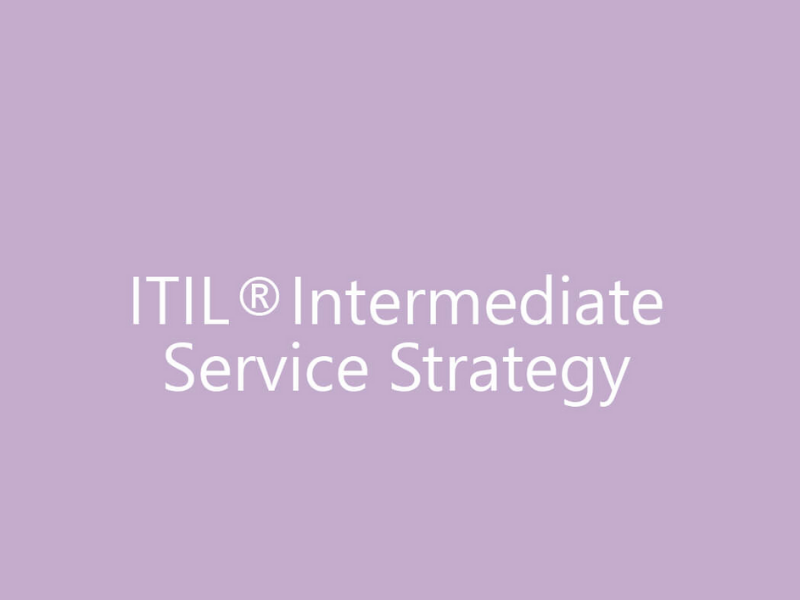 ITIL® Intermediate SS Certification Training